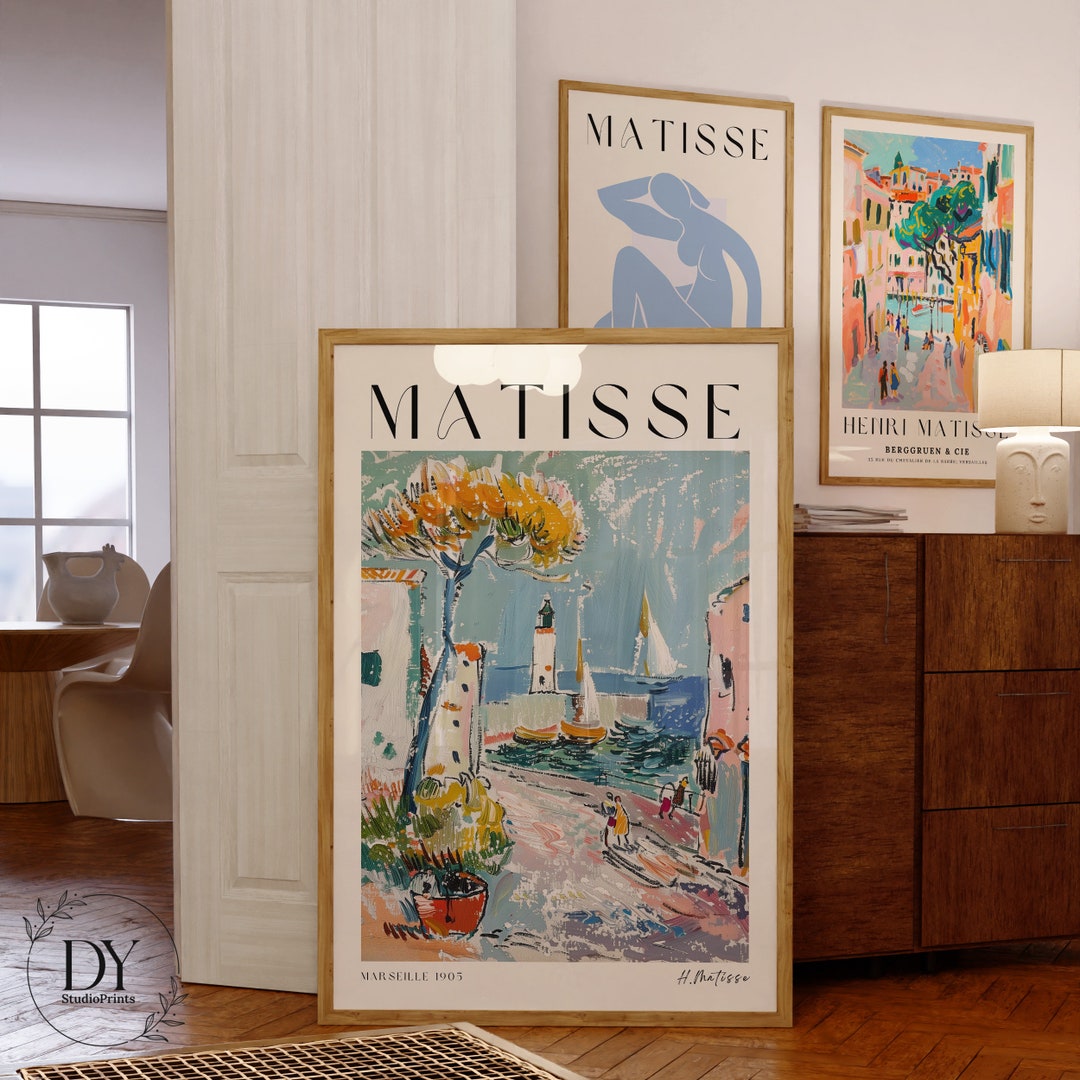 Henri Matisse Print - Colorful Wall Art, Aesthetic Room Decor, Matisse ...