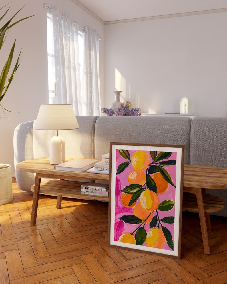 Lemon Henri Matisse Art Print, Bar Cafe Wall Decor, Kitchen Wall Art ...