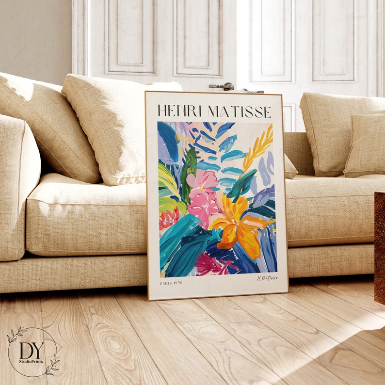 Henri Matisse Set of 3 Art Print, Aesthetic Matisse Poster for Modern ...