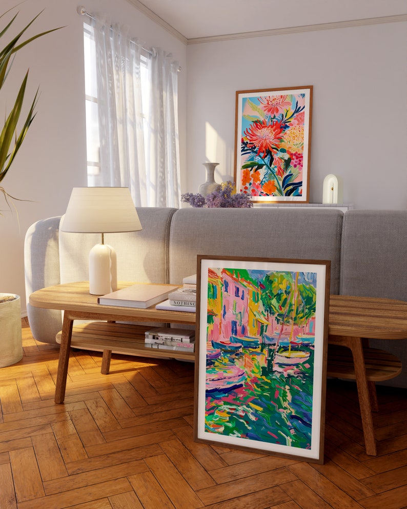 Matisse Coast Wall Art Prints, Maximalist Art, Trendy Colorful Decor ...