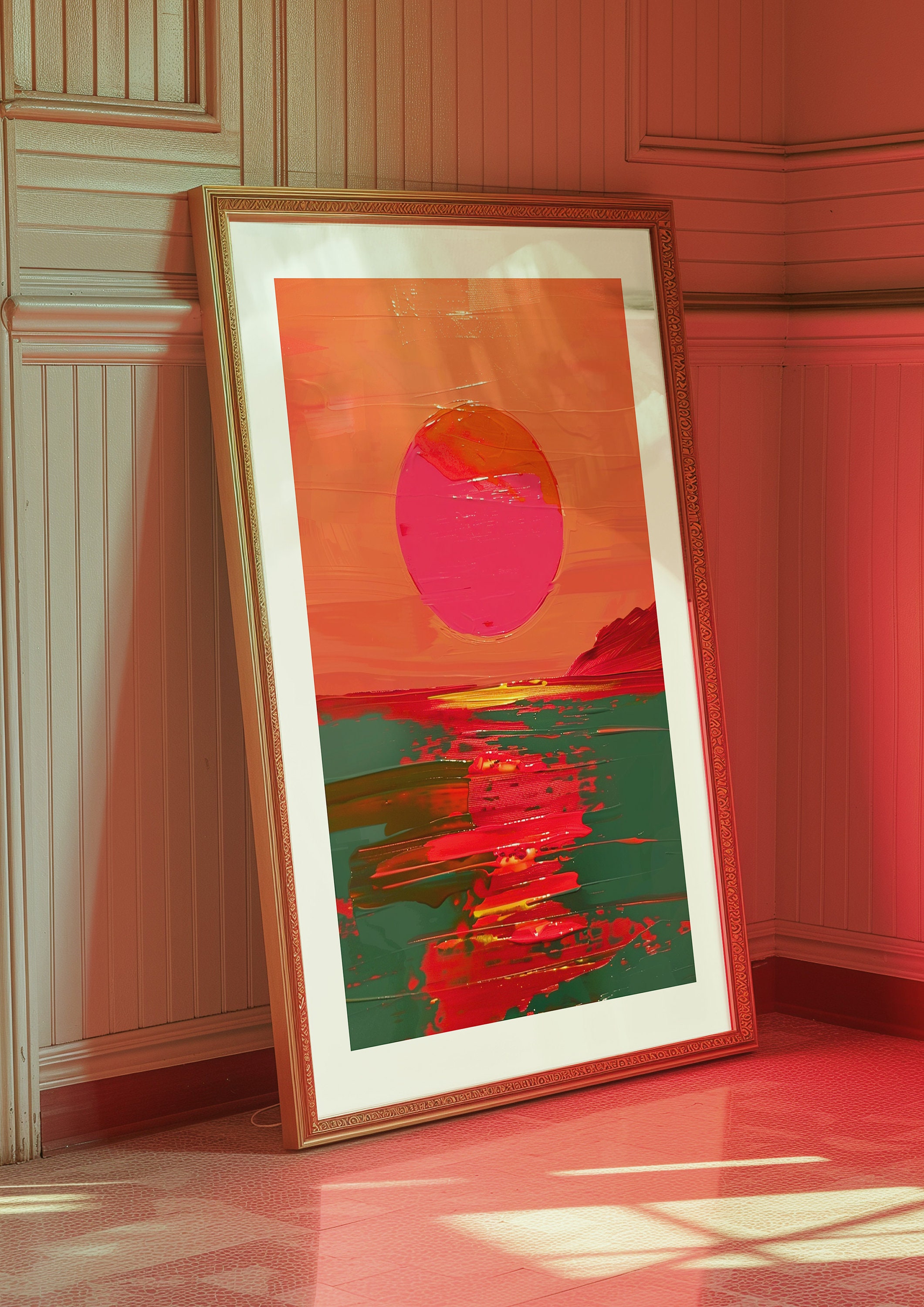 Trendy Verano Poster, Maximalist Red Wall Art,kitchen Wall Decor ...