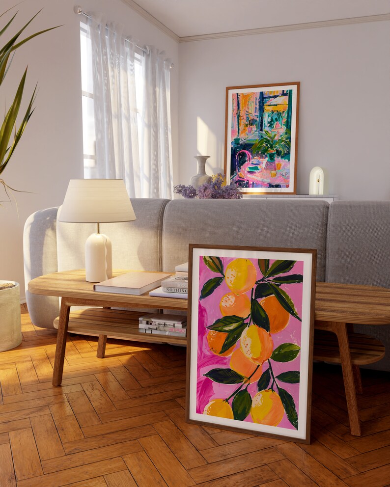 Lemon Henri Matisse Art Print, Bar Cafe Wall Decor, Kitchen Wall Art ...