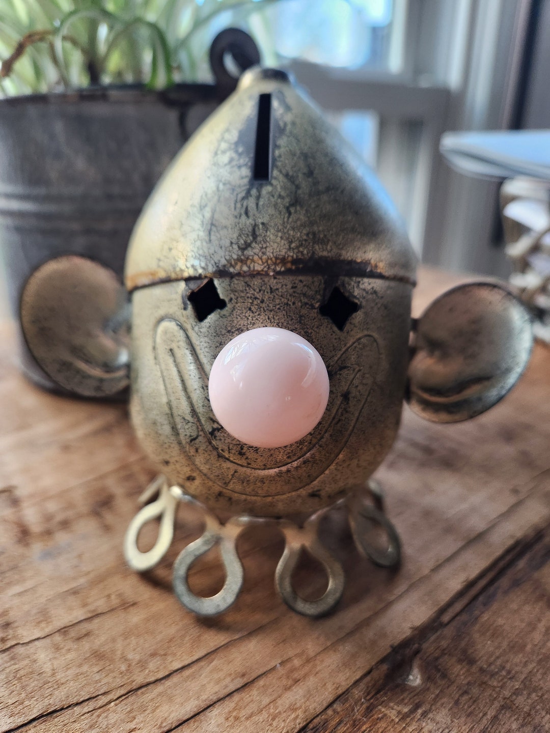 Vintage Clown Coin Bank - Etsy