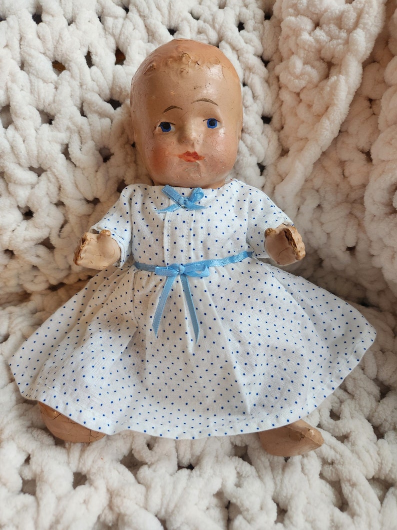 Vintage Composition Jointed 8 Inch Doll - Etsy