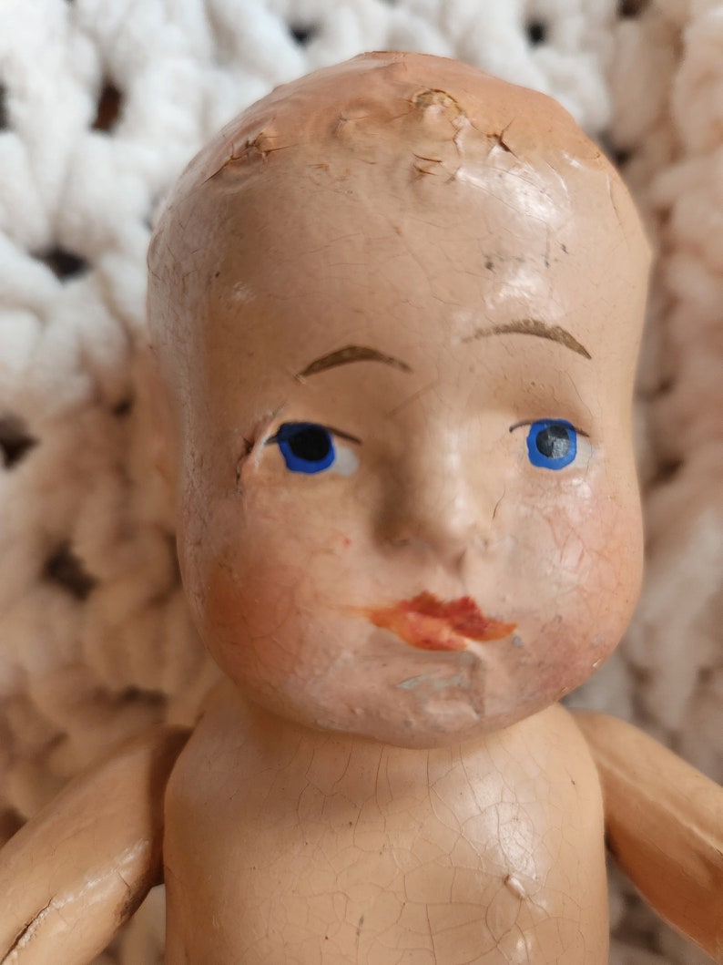 Vintage Composition Jointed 8 Inch Doll - Etsy