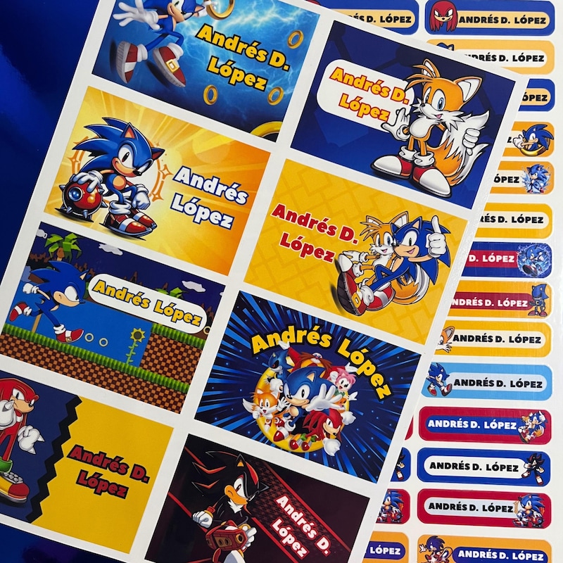 Sonic stickers - Etsy México