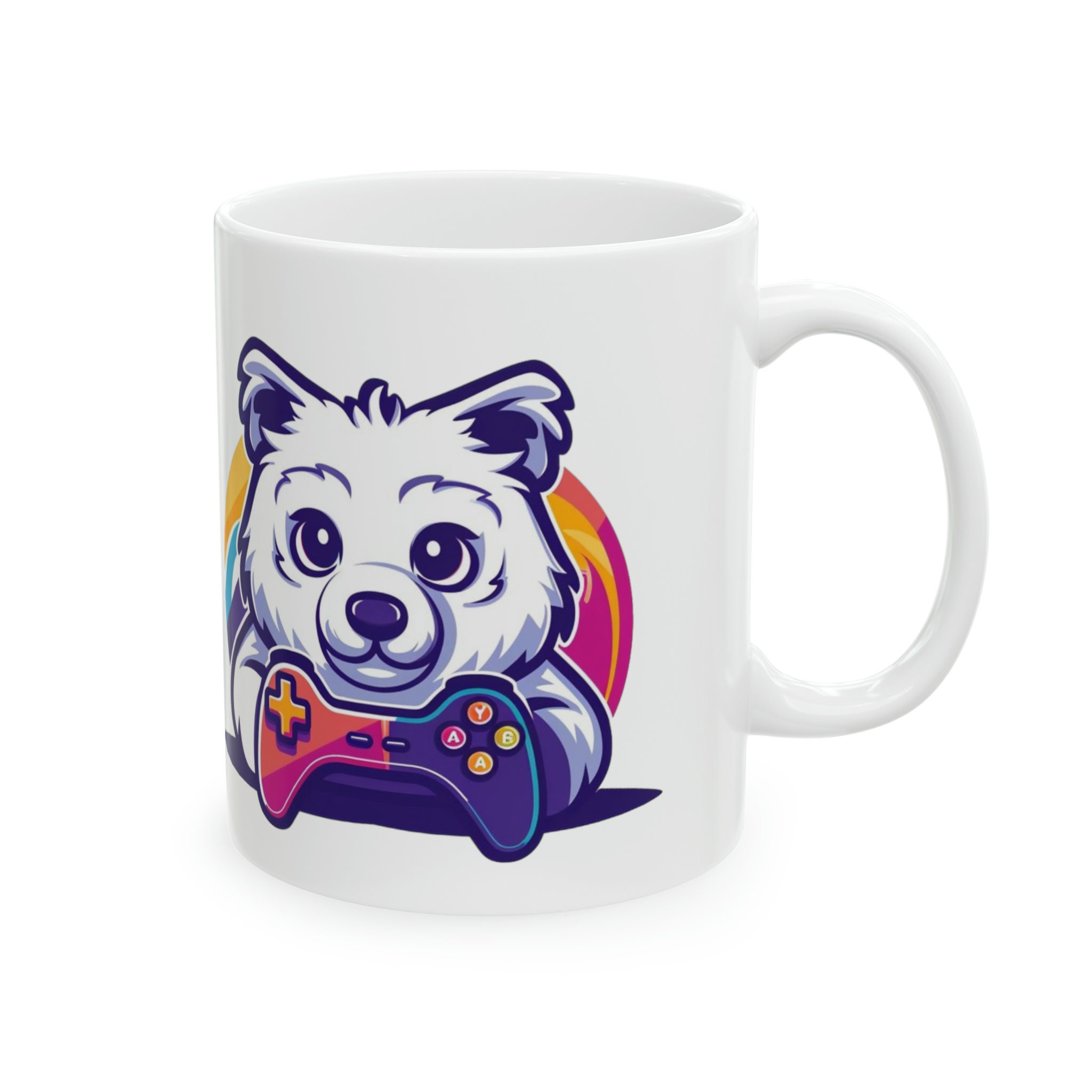 Gamer Bear / Gamer Mug / Dominate Your Games With Style / Special Gift ...