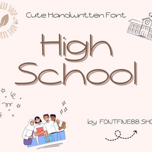 Neat Handwritten Font for Goodnotes and Aesthetic Note Taking Font ...