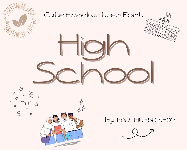 Neat Handwritten Font for Goodnotes and Aesthetic Note Taking Font ...