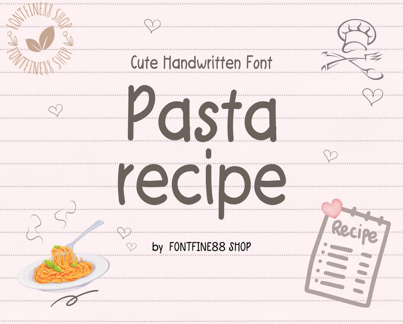 Handwritten Font Goodnotes Simple Font Study Digital Note Cute Font ...