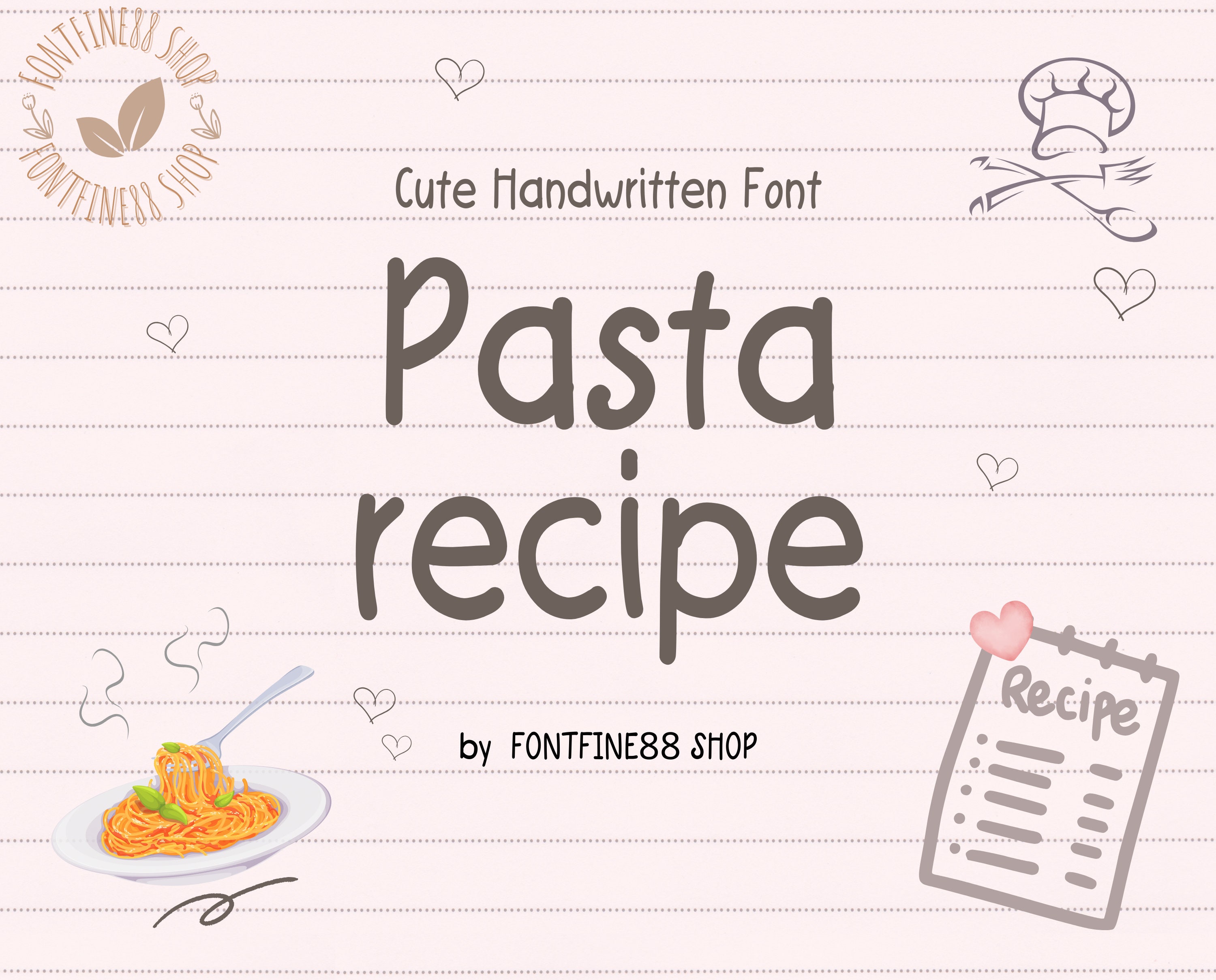 Handwritten Font Goodnotes Simple Font Study Digital Note Cute Font ...