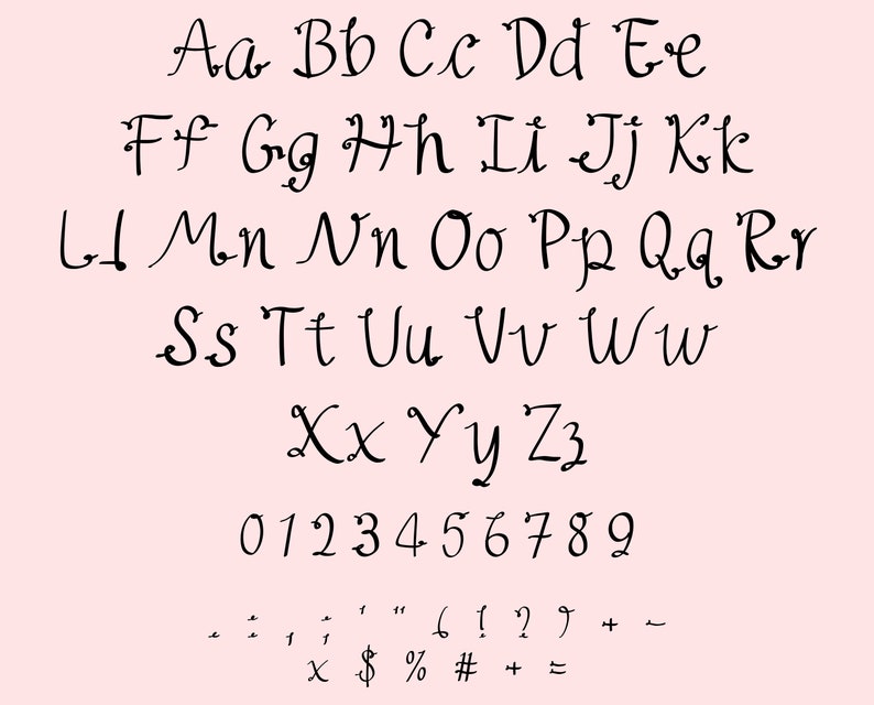 Sans Serif Font for Digital Notetaking, Cute Handwritten Font ...