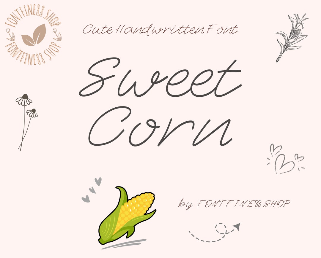 Cute Handwriting Font for Goodnotes, Cursive Modern Handwritten Font ...