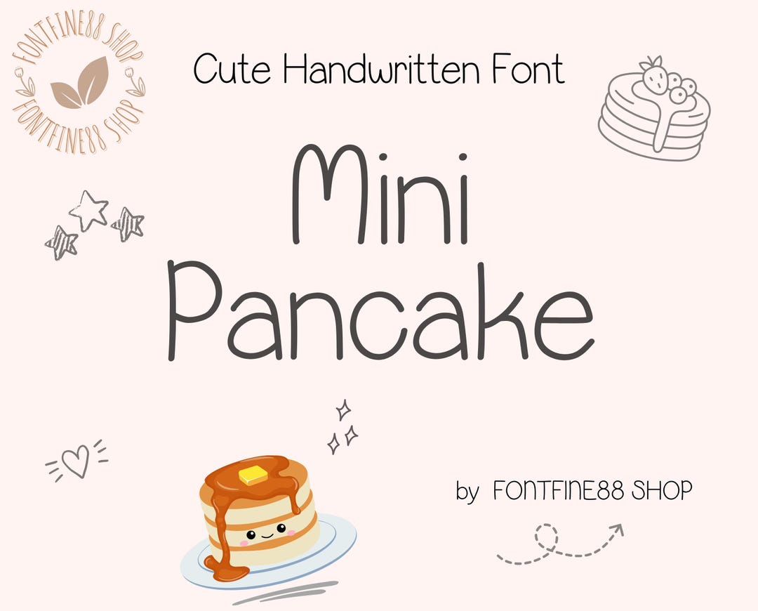 Neat Handwriting Font for Goodnotes, Cute Handwriting Student Note Font ...