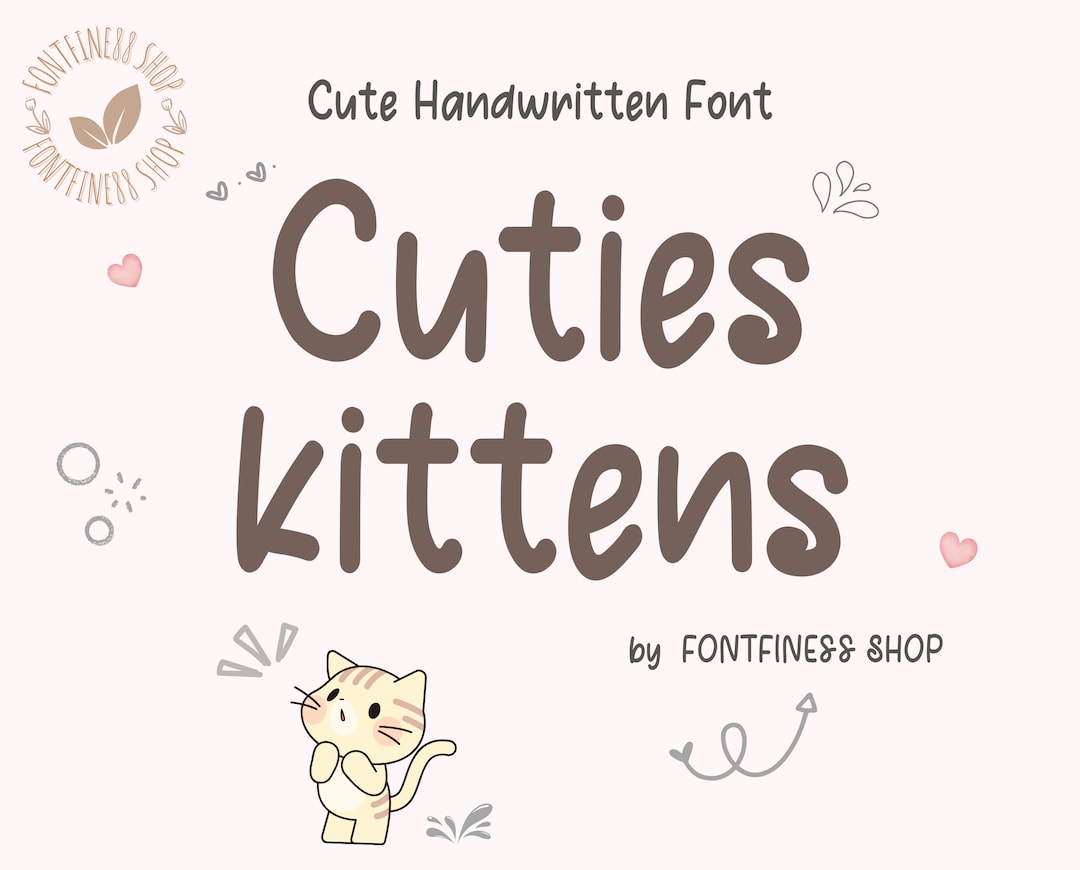 Cute Handwritten Font for Procreate, Student Digital Planner ...