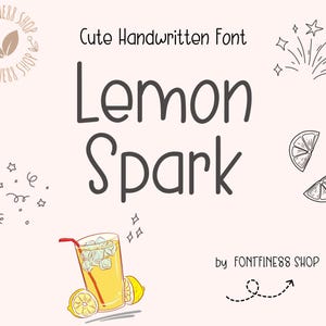 Neat Handwriting Font for Goodnotes, Cute Handwritten Girly Font, Study ...