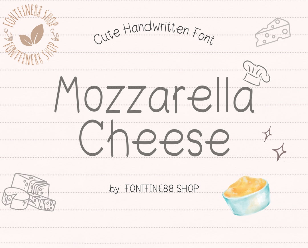 Neat Handwritten Font Cute Handwriting Font Lovely Font, Simple Font ...