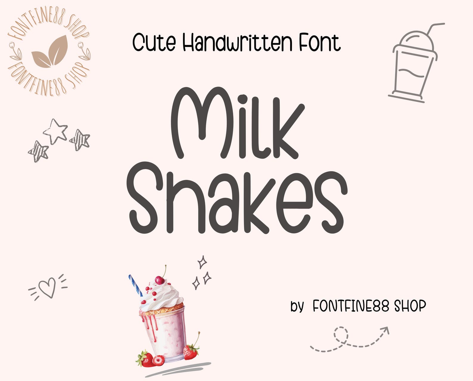 Neat Handwriting Font for Goodnotes, Cute Handwriting Student Note Font ...