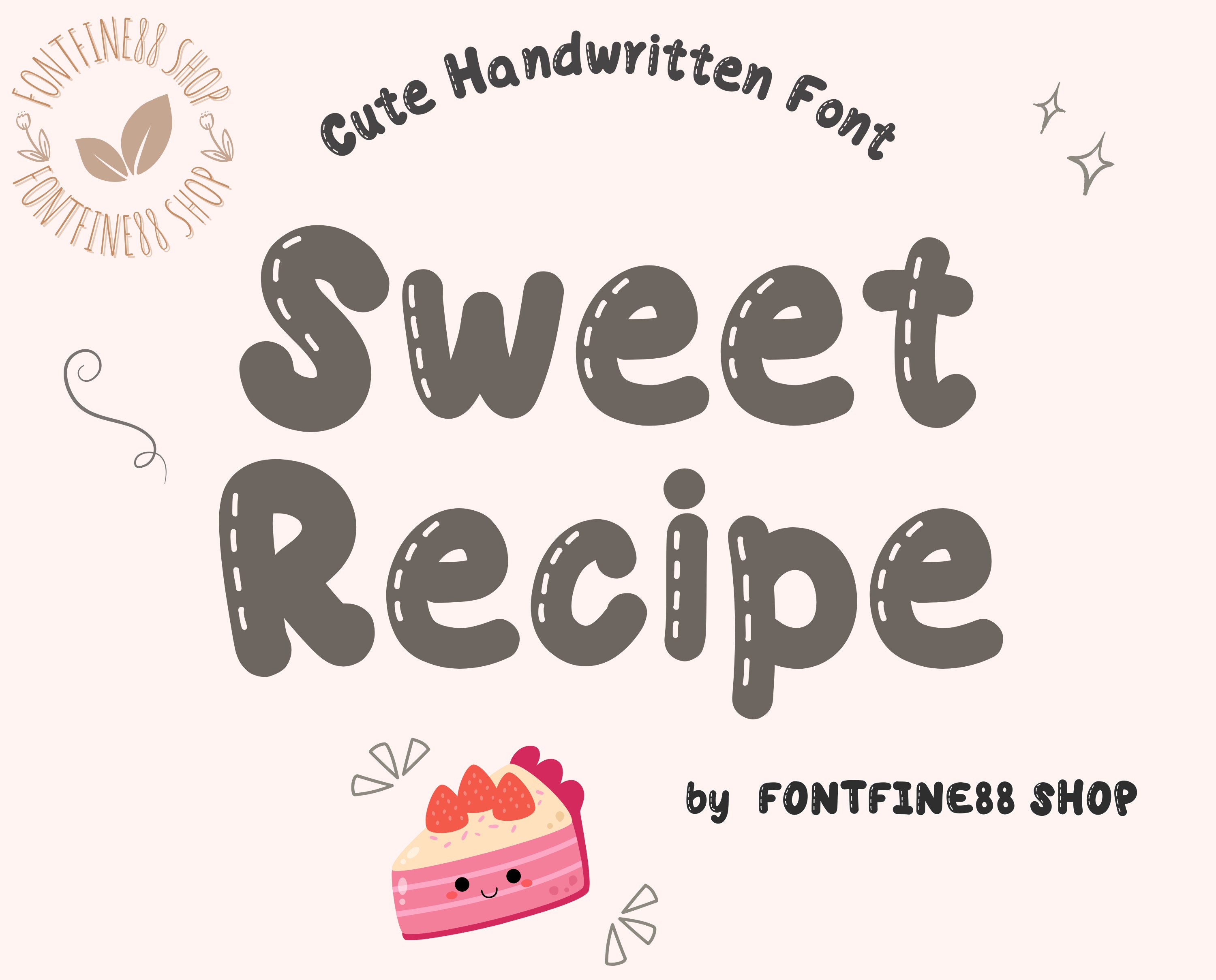 Cute Handwritten Font, Realistic Handwritten Font, Script Font Digital ...