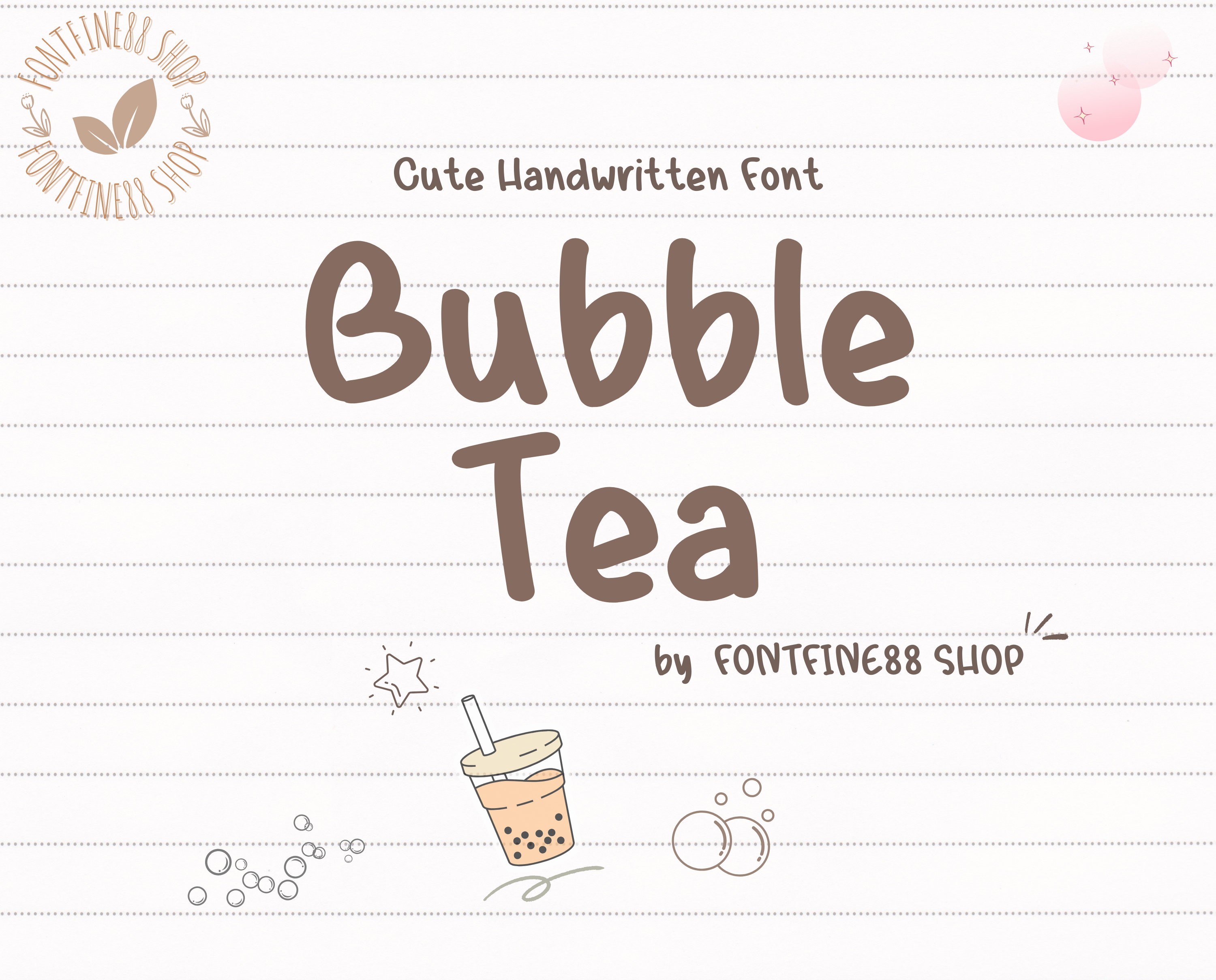 Cute Handwriting Font, Bold Font, Lettering Font, Bold Font, Lovely ...