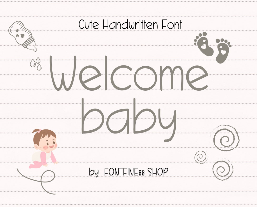 Handwritten Font for Goodnotes Simple Font Study Digital Cute Font Note ...