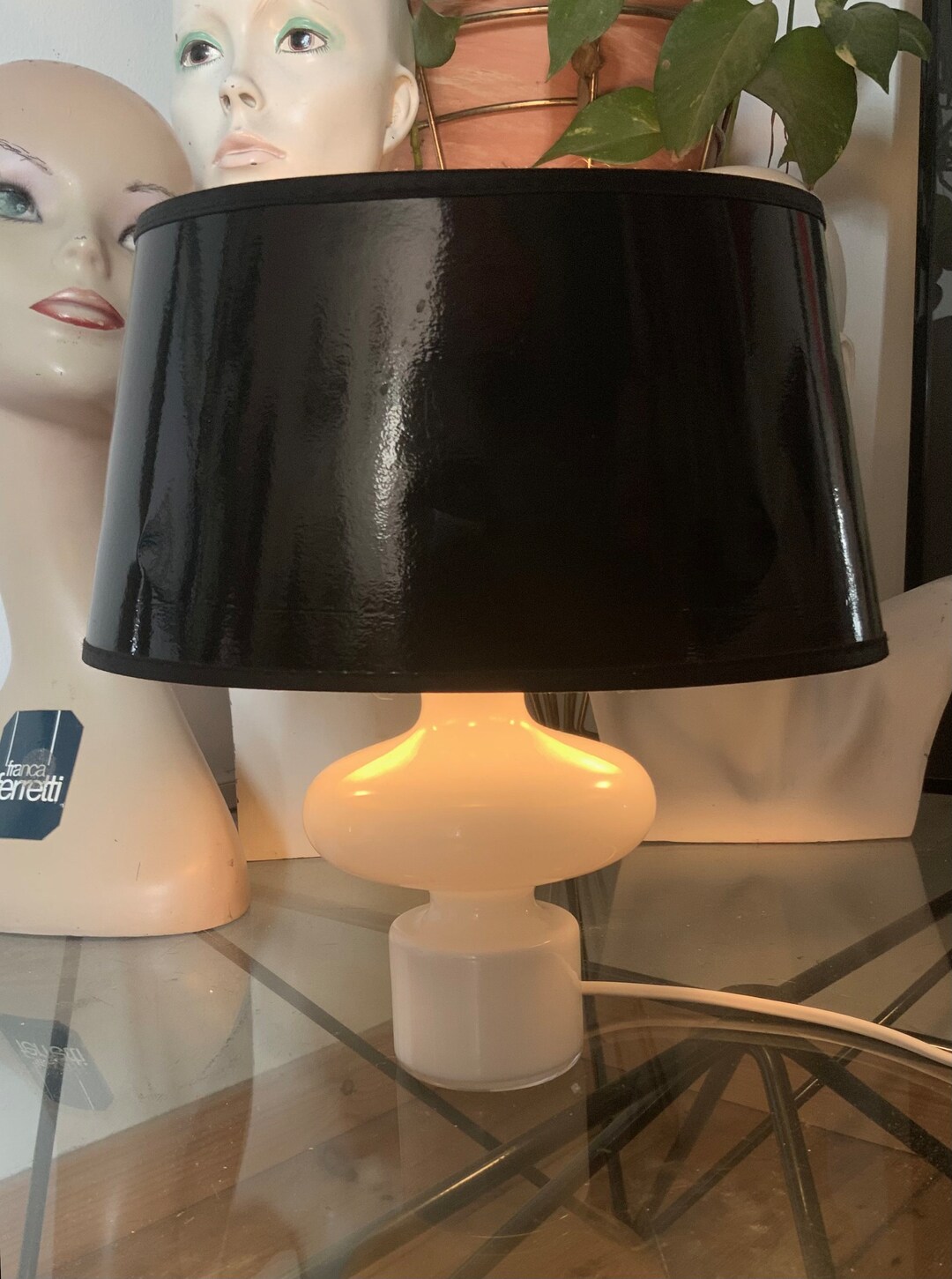 Per Lutken, Holmegaard, Retrofitted Carnaby Lamp, Denmark - Etsy