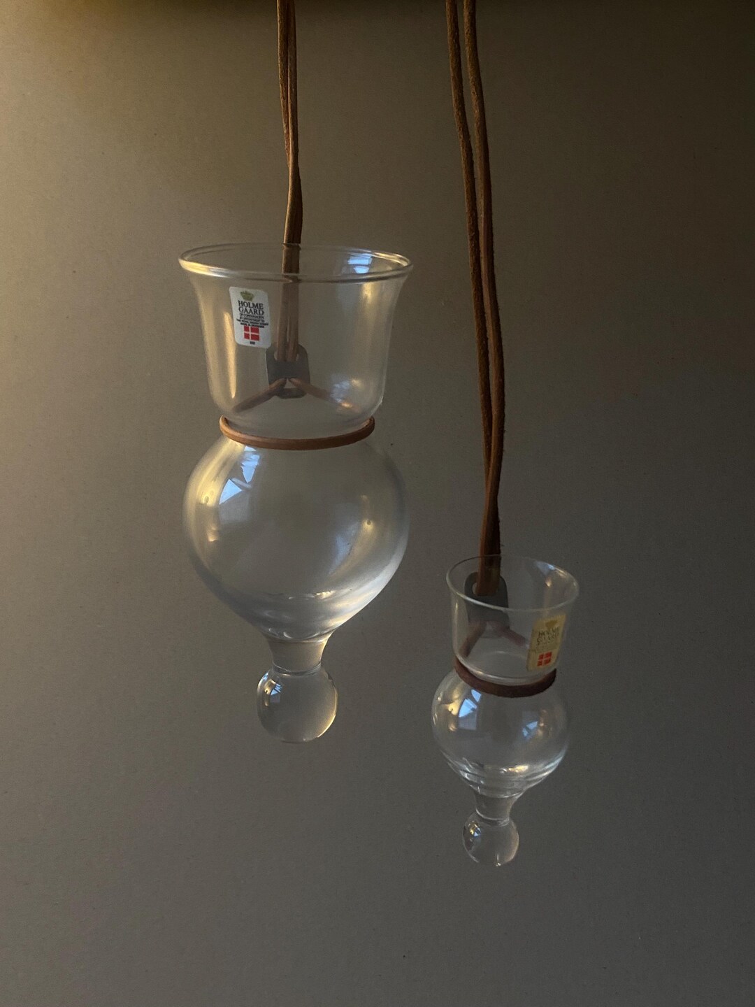 Two Holmegaard Neck Glasses by Christer Holmgren, Denmark, 1970s - Etsy