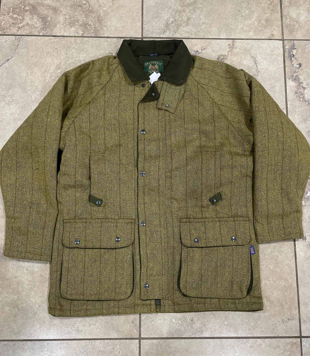 Vintage Green Tweed Country Coat: Men's Farming Hiking Jacket - Etsy UK