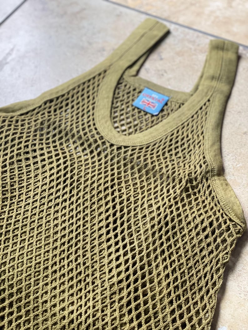Men's Crystal Mesh Summer Lightweight Vest Cotton String Vests - Etsy UK