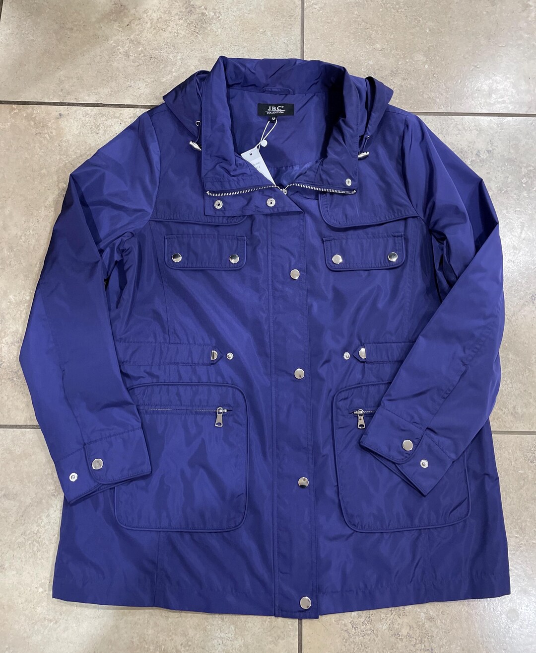 JBC Collection Women’s Lightweight Utility Hooded Jacket - Etsy UK