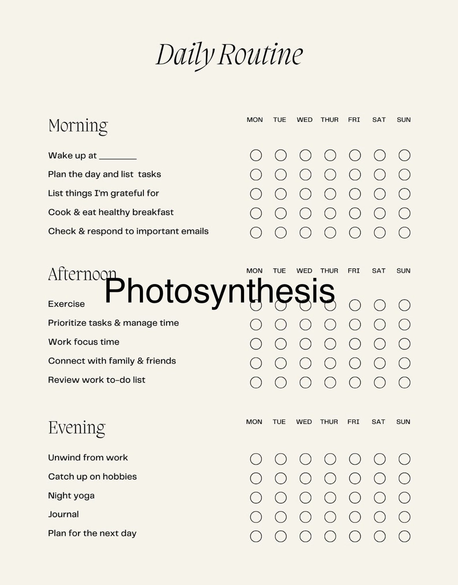 ADHD Daily and Weekly Checklist - Etsy