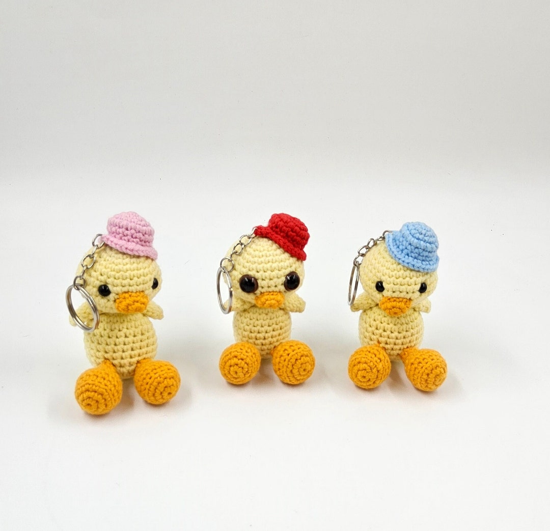 Duck Crochet Keychain | Amigurumi Keychain | Handmade Keychain | Duck ...