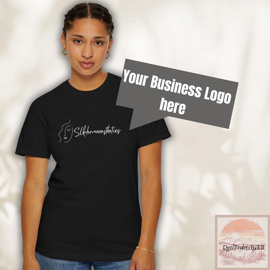 Custom Business Logo Unisex T-shirt, Personalized Logo Tee, Company ...