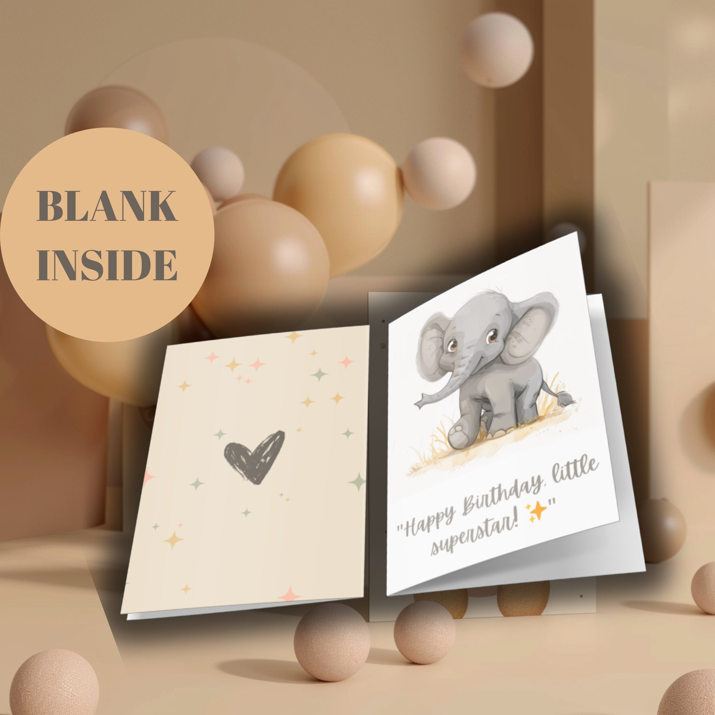 Cute Printable Greeting Cards for Kids Digital Download 10 Designs ...