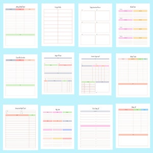 Homeschool Printable Planner, 73 Pg 2024/2025 Student Daily Schedule ...