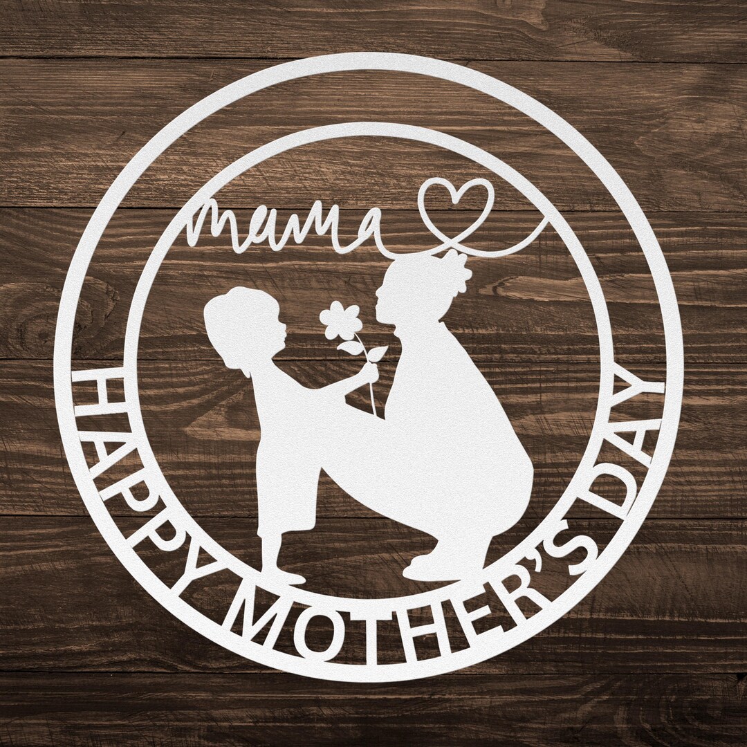 Custom Modern Metal Signs, Die-cut Metal Signs,mother's Day Unique Gift ...