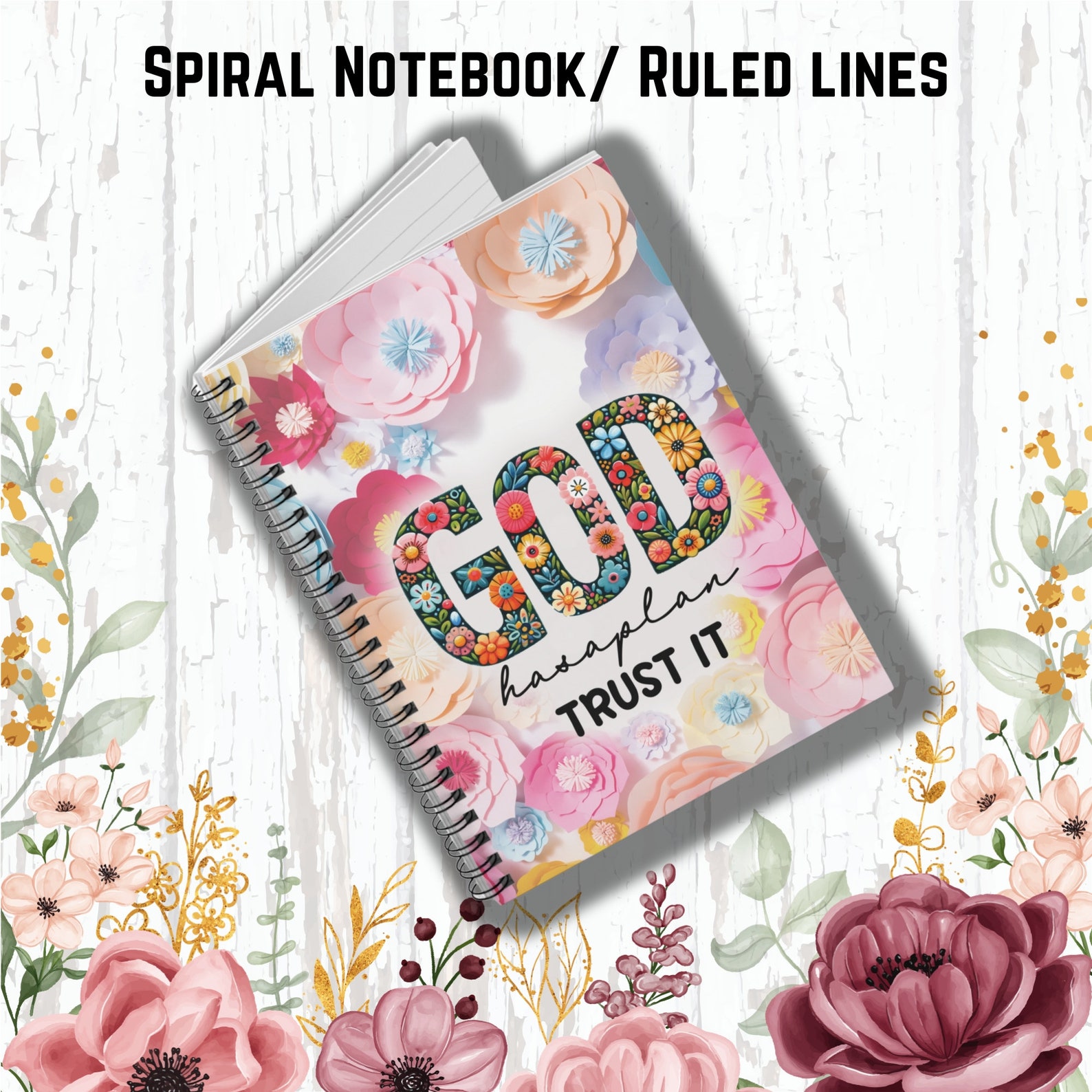 Christian Gift Set,personalized Faith Gifts,spiral Notebook,magnet ...