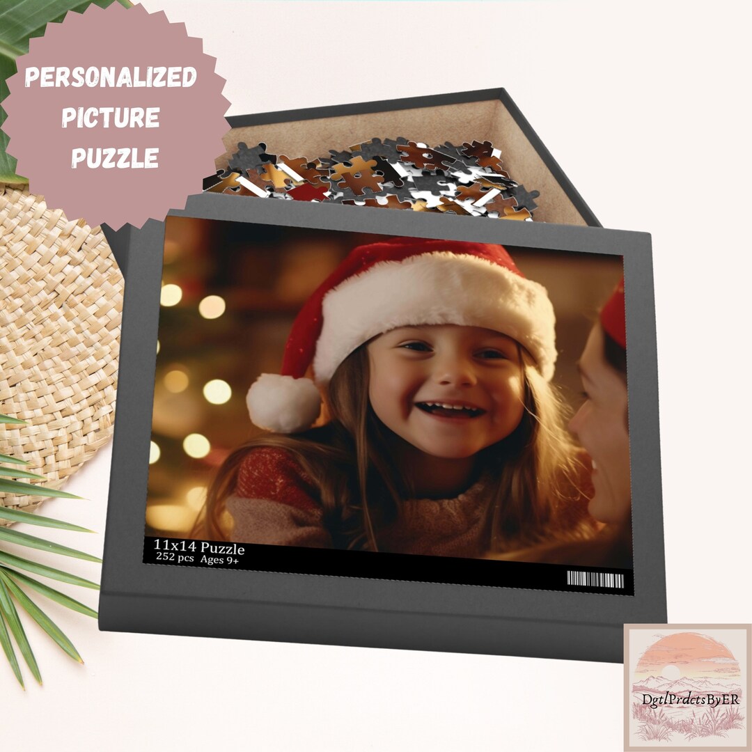 Personalized Picture Puzzle, Custom Jigsaw Photo Game, Custom Family ...