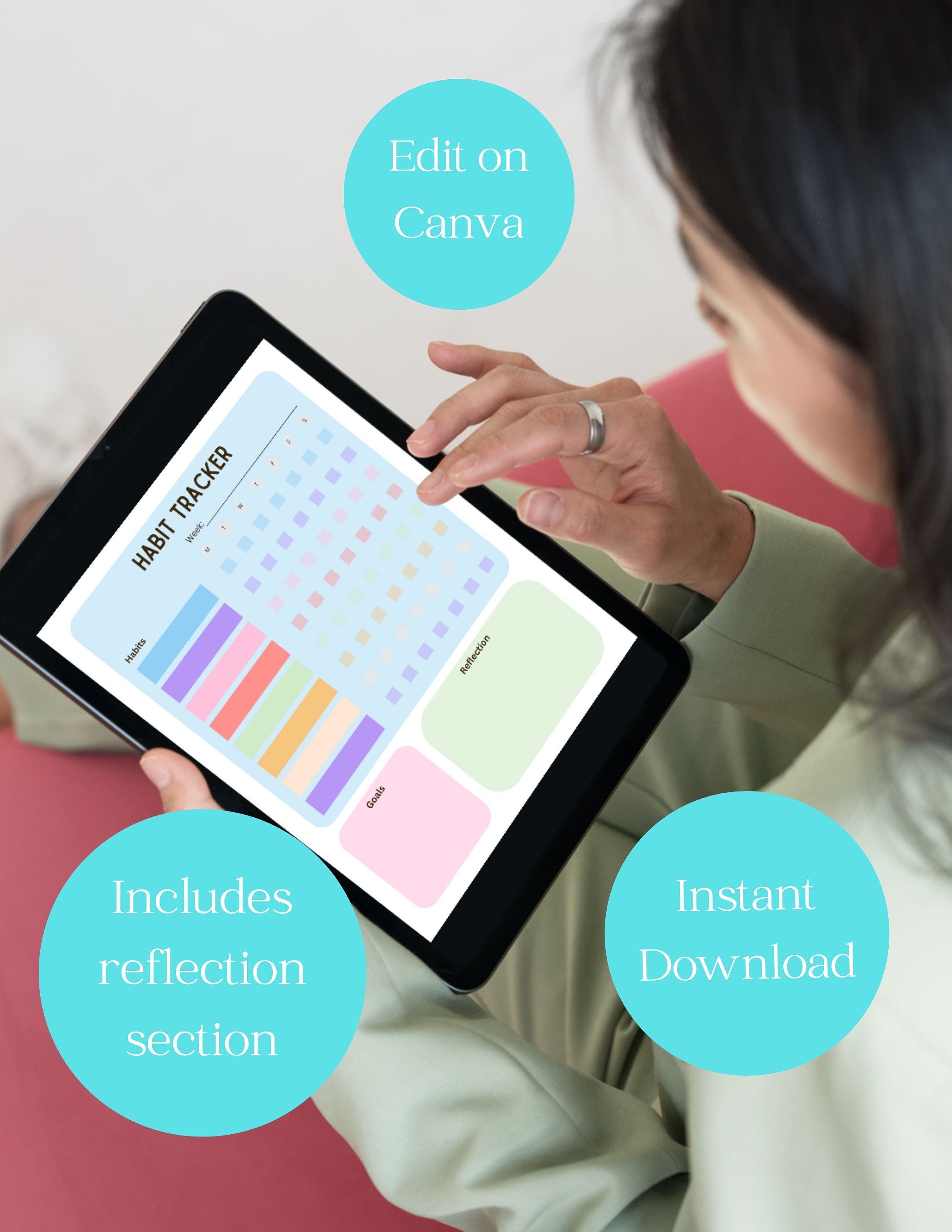 New Digital Monthly Budget Templates With Canva Customization Take ...