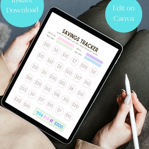 New Digital Monthly Budget Templates With Canva Customization Take ...