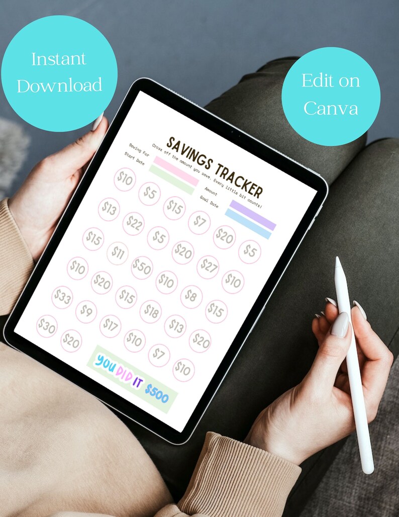 New Digital Monthly Budget Templates With Canva Customization Take ...