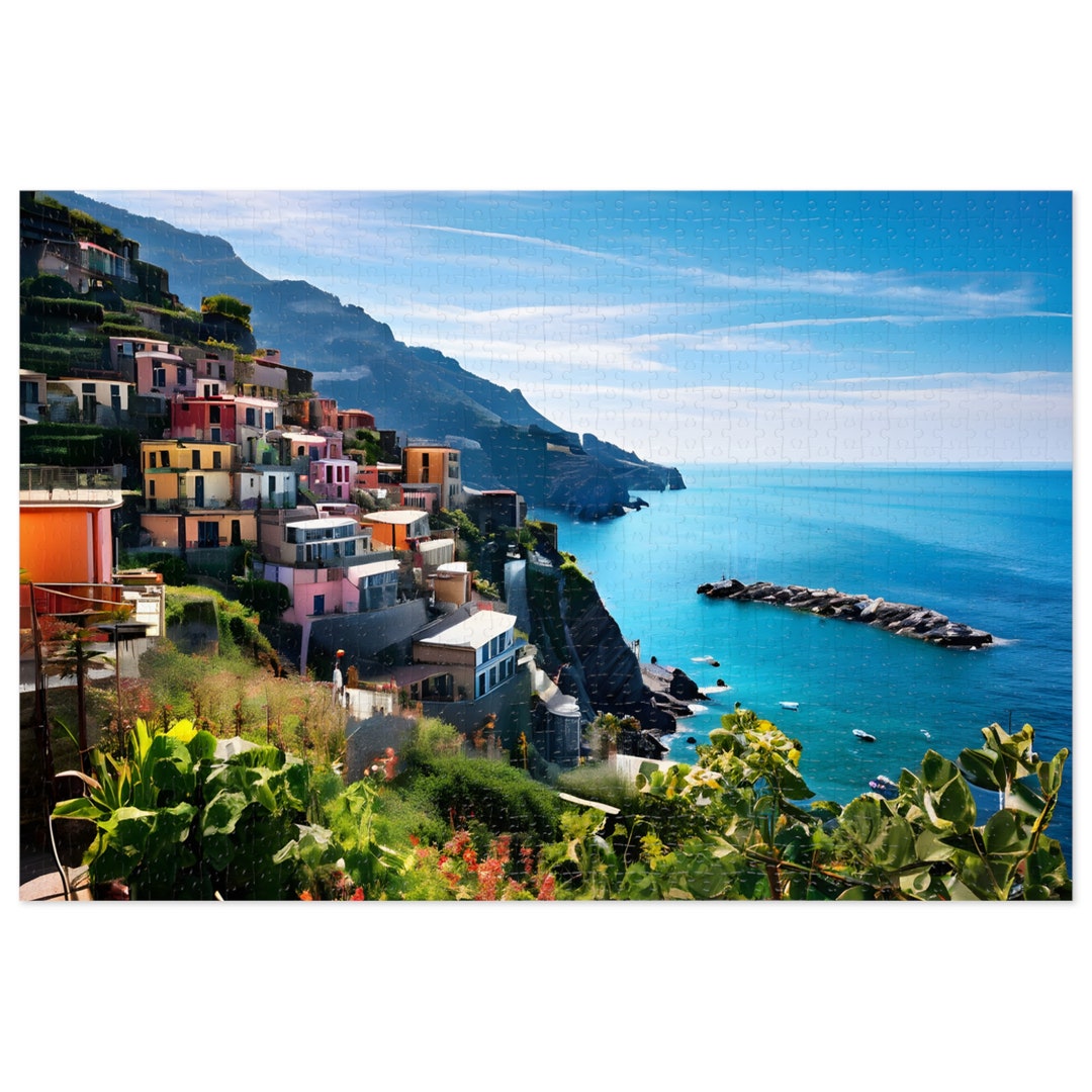 1000 Piece Cinque Terre, Italy Jigsaw Puzzle View of Colorful Cliffside ...