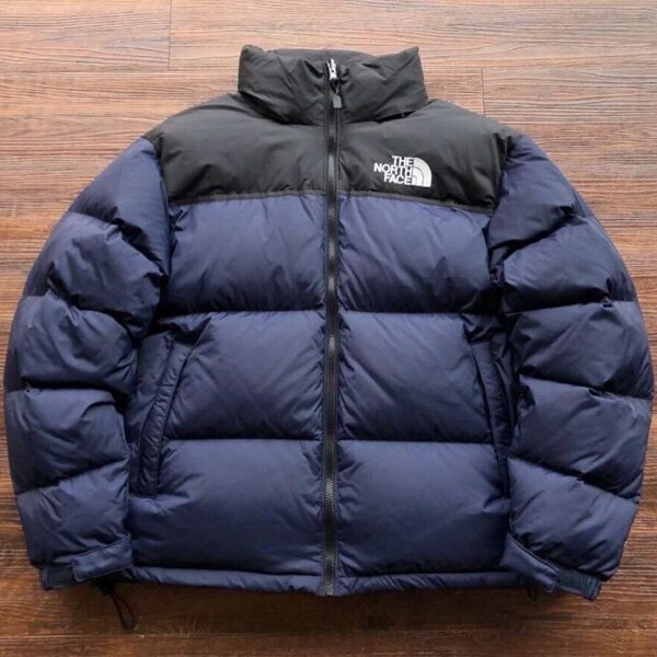 White North Face Puffer Jacket - Etsy