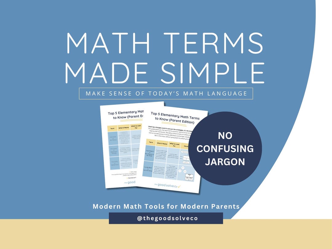 Top 5 Elementary Math Terms for Parents | Simple Math Vocabulary Guide ...