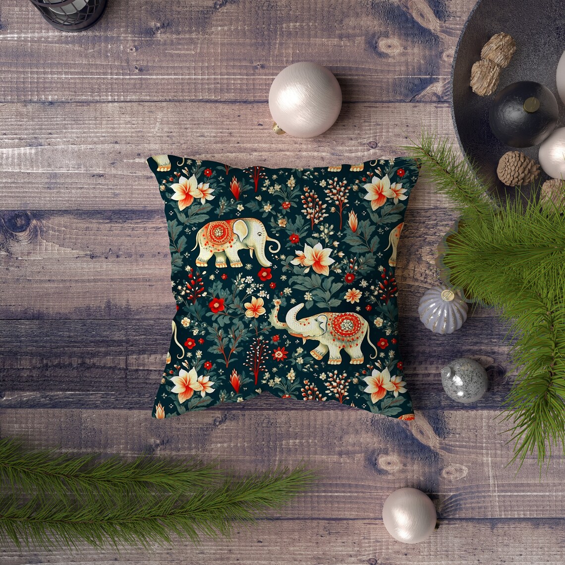 Seamless Patterns of Enchanting Thai Elephants Mystical Tales From the ...