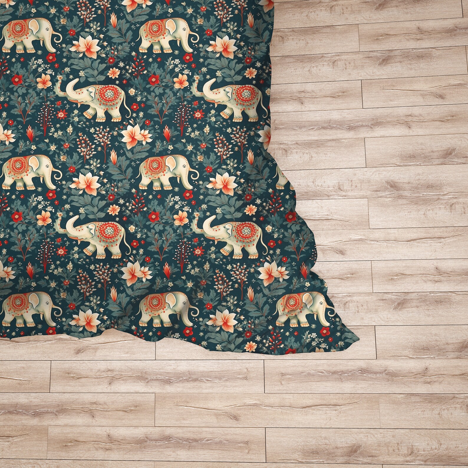 Seamless Patterns of Enchanting Thai Elephants - Mystical Tales From ...