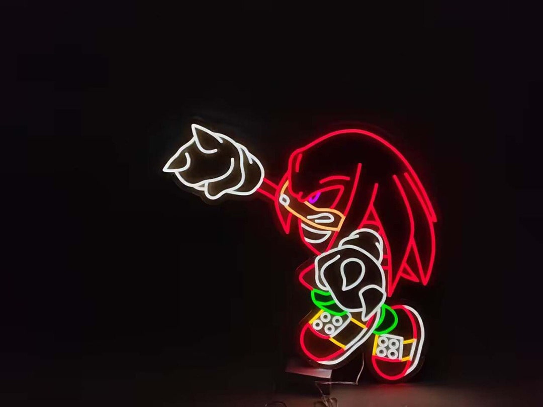 Knuckles the Echidna Néon Sign/light - Etsy
