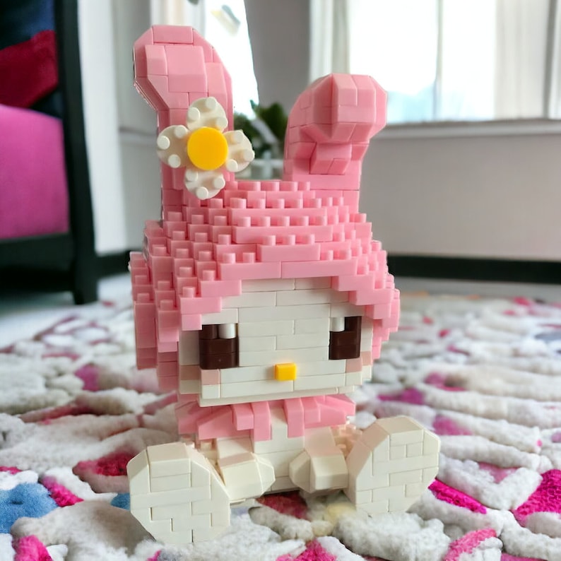 Sanrio Hello Kitty Blocks Set Kuromi and My Melody Cute Room Decor ...