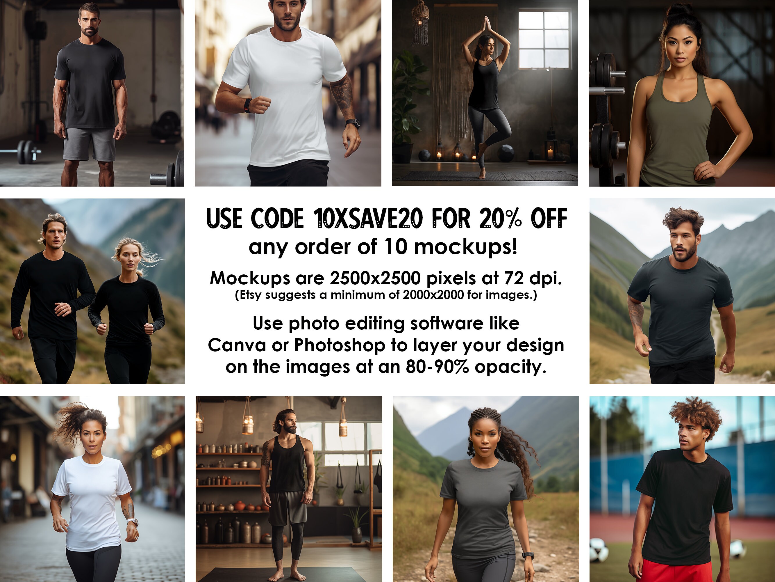 Gym Mockup Bella Canvas 3001 Gildan 5000 Tshirt Mockup Male Weight ...