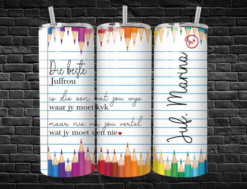 Juffrou Afrikaans 20oz Tumbler Wrap - Etsy